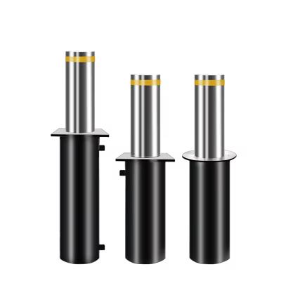 China 304 Stainless Steel 219mm Diameter 2.2kW Hydraulic Rising Bollard for Secure Access Control for sale