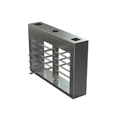 China SS304 Infrared Sensor Relay Switch Signal Security Waist Height Turnstile Gate for sale