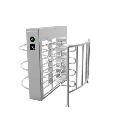 China Bi-directional SS304 Housing Half Height Turnstile Gate With LED Indicator Light for sale