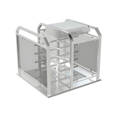 China Automatic 304 Stainless Steel Half Height Turnstile with 30 Persons Per Minute Capacity and Bi-directional Access Control for sale