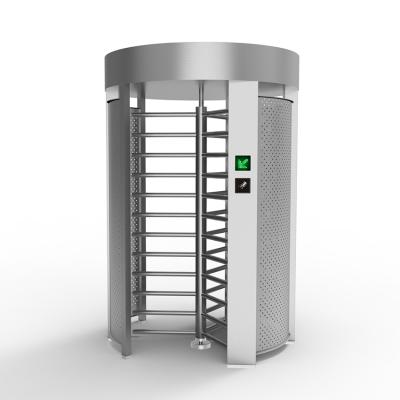 China SS304 600 Mm Full Height Turnstile Gate Wired Remote Control Fail Safe for sale