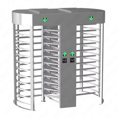 China QR Reader Full Height Turnstile Bi Directional Dual Lane 1.5mm Thickness 2000mA for sale
