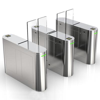 China Anti Climbing Full Height Turnstiles with 1.6 Meter Height and Acrylic Panel for Secure Access Control for sale