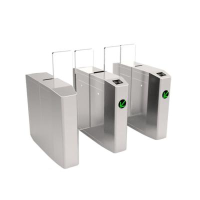 China SS304 Face Recognition Access Control Turnstile with Retractable Barrier Gate and Anti Crawling Design for sale