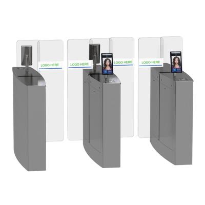China SS304 Stainless Steel 550mm Width 40 Persons/Min Double Wing Turnstile for High Security Access Control for sale