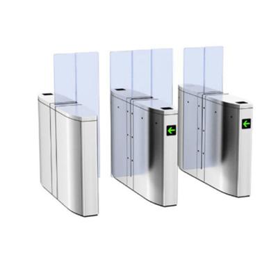 China RS485 TCP/IP Interface BLDC Motor DC24V Turnstile Entrance Gate with Sliding Barrier Access Control for sale