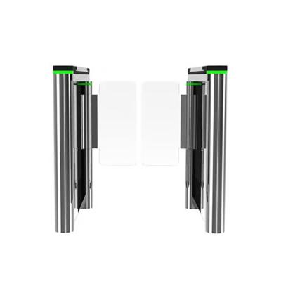 China SS304 Acrylic 900mm Width Pedestrian Turnstile Gate with Face Recognition and BLDC Motor for sale