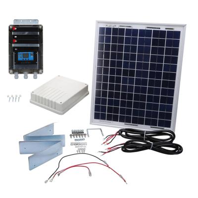 China 24V Solar Panel System with 20W Solar Panel and Two 12V 9Ah Batteries for 8-10 Hours Work Time for sale