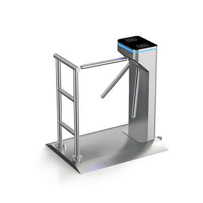 China High Security 304 Stainless Steel Tripod Turnstile Gate with Bi-Directional Access Control for 30-40 Persons/min for sale