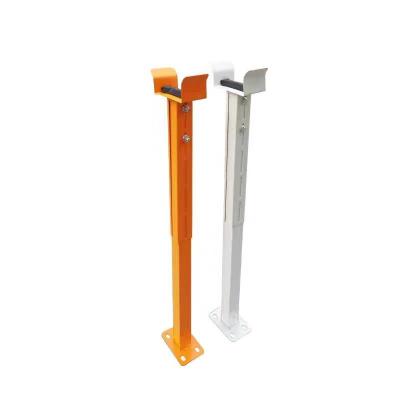 China Height Adjustable Rust-proof Baked Paint Boom Barrier Stand with Anti-collision Cushion for sale