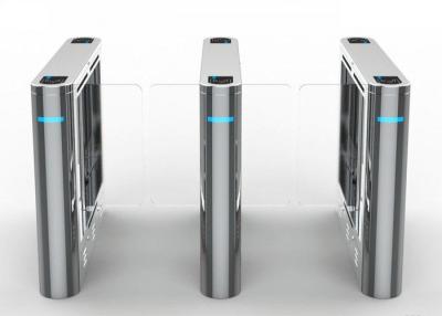 China SS316 Acrylic Swing Turnstile Barrier Arms Synchronization For Office Building for sale