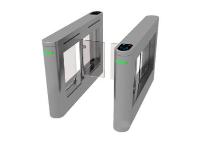 China SS316 Acrylic Swing Turnstile Barrier Arms Synchronization For Office Building for sale