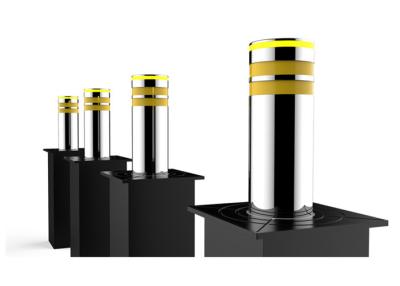 Anti Crash Automatic Rising Bollards Electric Hydraulic System With Colorful Led Light