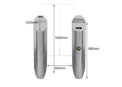 Cina Sistema senza spazzola del controllo di accesso del cancello girevole del motore di CC di Smart per controllo di sicurezza in vendita