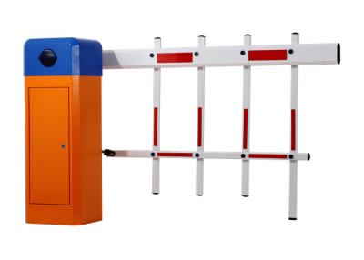 China 220V AC 6m Arm 120W Carbon Steel Boom Barrier Gate for sale