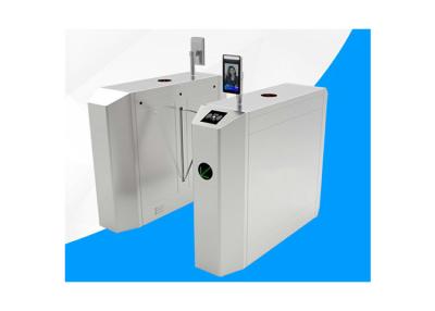 China Lector de huella dactilar de acrílico Flap Turnstile Gate SS304 en venta