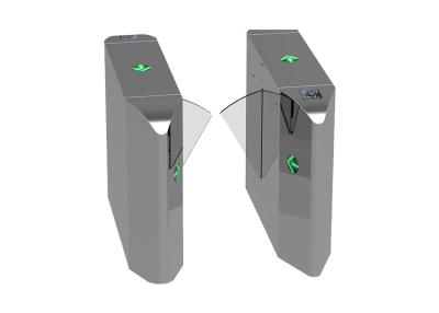 China BLDC-Motor Acryl Intrekbaar Wing Automatic Flap Turnstile SUS304 Te koop