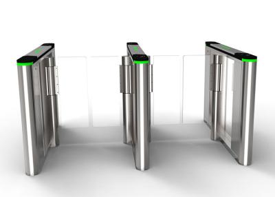 China 100W 50HZ Access Control Turnstile Gate 10mm Acrylic Indoor DC Motor for sale