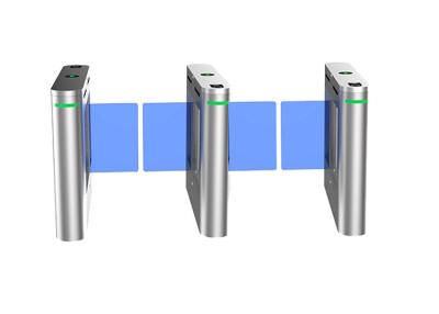 China DC24V BLDC IP44 RFID Pedestrian Control Gate Acrylic Arm Bidirectional Turnstile Gate for sale