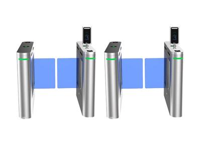 China DC24V BLDC IP44 RFID Pedestrian Control Gate Acrylic Arm Bidirectional Turnstile Gate for sale