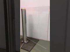 Fast Lane Cylindrical 168mm Pedestrian Swing Gate Self Closing