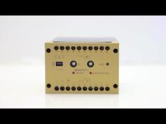 Doppelkanal-Fahrzeugschleifenmelder mit Umgebungskompensation Vierwege-Ausgangsrelais und einstellbarer Empfindlichkeit für Parkplätze und Verkehrsüberwachung