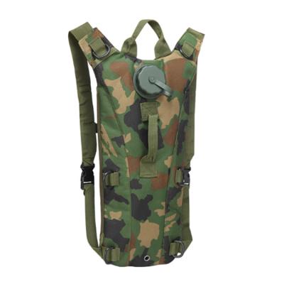 China Waterproof Outdoor Activities Cycling Tactical Military Camping Black Hydration Walking Pack With 3L Water Bladder for sale