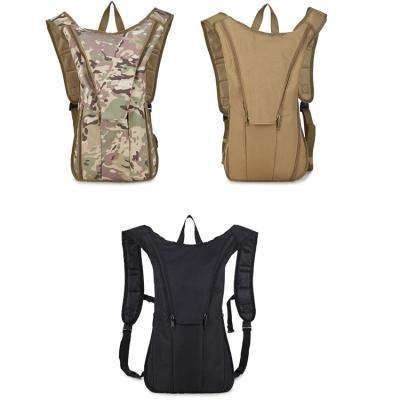 China Custom Wholesale Outdoor Military Tactical Backpack Waterproof 600D Oxford Camouflage 3L Hydration Backpack for sale