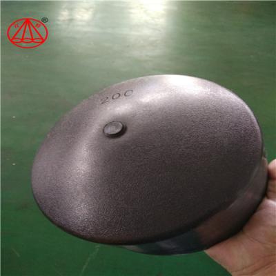 China HDPE Butt Fusion End Cap / Pipe End / Pipe Cap ,total raw matrial ,black for sale