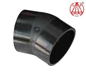 China HDPE Butt Fusion 22.5 Degree Elbow ,total raw matrial ,black normally for sale