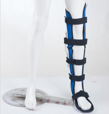 Ortosis Unadjustable del pie del tobillo de la rodilla para el corrector de la postura de lesión del ligamento de la rodilla de la rótula