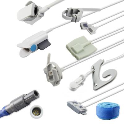 Cina Lemo Plastic Single 5P Reusable SpO2 Sensor Compatible With Biolight in vendita
