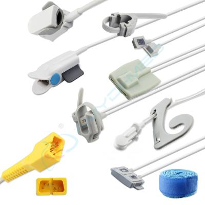 Cina DB9 6 Pin TPU 3.0M SpO2 Sensor Cable Adult Finger Clip For MEK-CSI in vendita