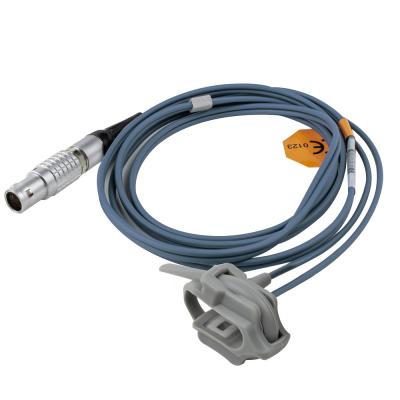 Cina Metal-7P TPU Gray 10ft Neonate Wrap SpO2 Sesnsor For CRITKON GE Medical Systems in vendita