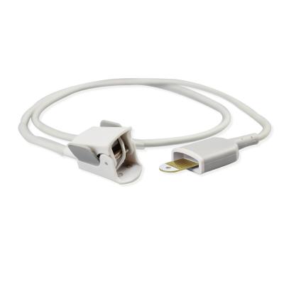 Cina Tongue-6P 10ft Finger Clip Spo2 Sensor TPU Grey Compatible With MASIM Redical in vendita