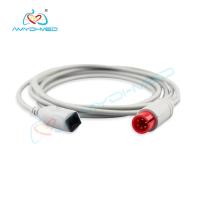 China Reusable IBP Cable 3M Length TPU Jacket Compatible Spacelabs Mindray Abbott for sale