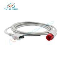 China Reusable IBP Cable 3M Length TPU Jacket Compatible Spacelabs Mindray Abbott for sale