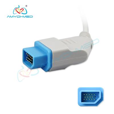 China Comprimento do cabo personalizado reusável do conector de Pin do sensor Spo2 15 de Nihon Kohden à venda