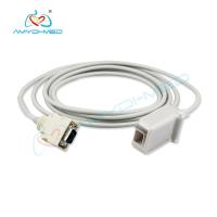 China Reusable SpO2 Adapter Cable Compatible GE Pro1000 2.4m CE Certified for sale
