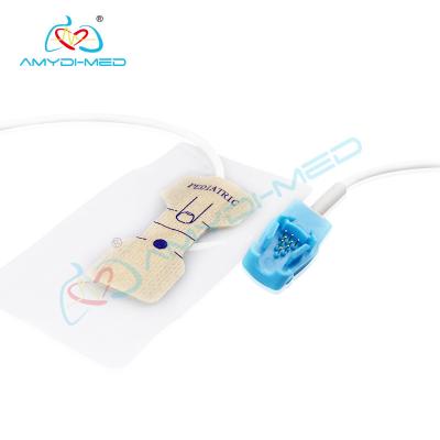 Cina Cavo compatibile del PVC di datex di impulso di 8 Pin dell'ossimetro del sensore eliminabile del dito in vendita