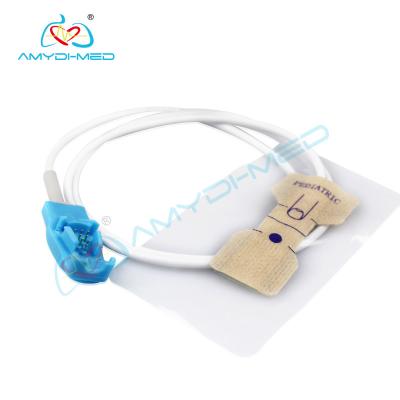 Cina Cavo compatibile del PVC di datex di impulso di 8 Pin dell'ossimetro del sensore eliminabile del dito in vendita