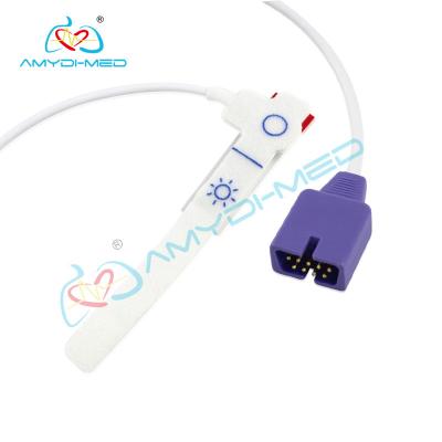 中国 使い捨て可能な新生児Spo2センサー0。9つの長さのピン コネクタ ケーブル 販売のため