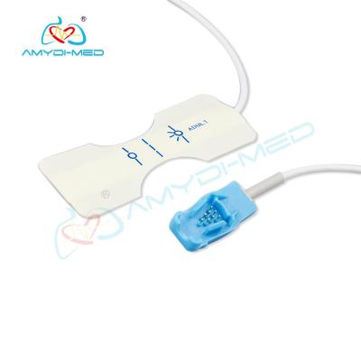 Cina Sensore di Ohmeda Spo2 di datex, materiale adulto del cavo del rivestimento di PVC del sensore Spo2 in vendita