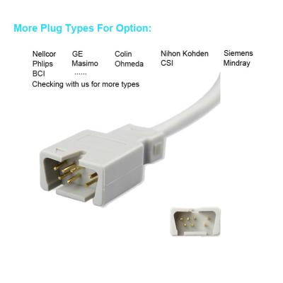 中国 シリコーンDB9は9pins 3M 指Spo2センサーを差し込む 販売のため