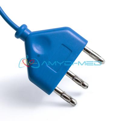 Cina PVC blu ad alta frequenza su misura del cavo eliminabile di Electrosurgical ESU in vendita