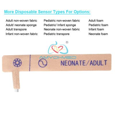 Cina Sensore di Pin Neonate Adult Disposable Spo 2 del semicerchio 8 compatibile con HP M3 M4 MP20 in vendita