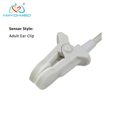 Cina Sensore adulto medico della clip Spo2 dell'orecchio dei cavi TPU 3m del sensore di Biolight Edan Reusable Spo 2 in vendita