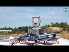 vehicle mounted ppb industrial gas detector inspection laser methane leakage monitor