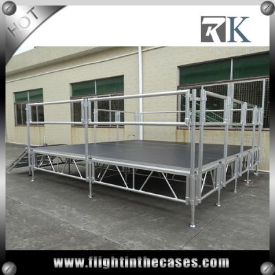 China Top quality professional wooden outdoor mobile stage for sale round portable dance pole stage for sale