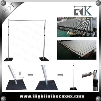 China Pipe and drape for wedding backdrop stand top wedding drape stand for sale